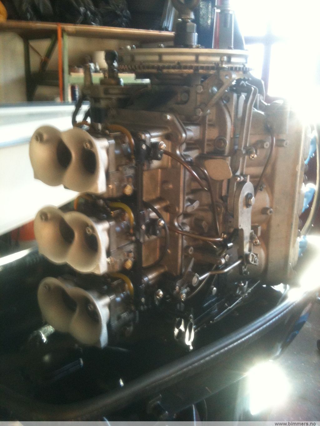 Marshan 19' With Mercury XR2 200hp race engine. How much setback?